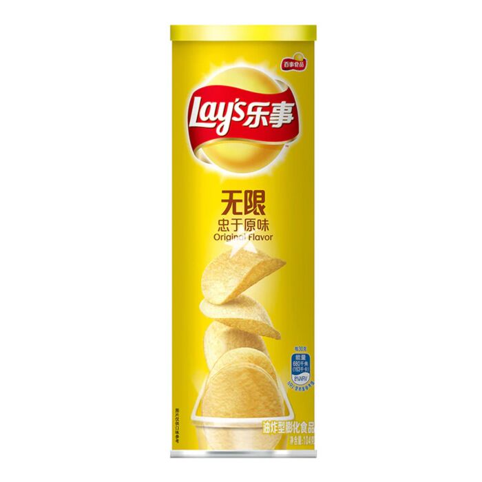 Lay's Original flavor – CHINA 24 x 104g– Soda-uae
