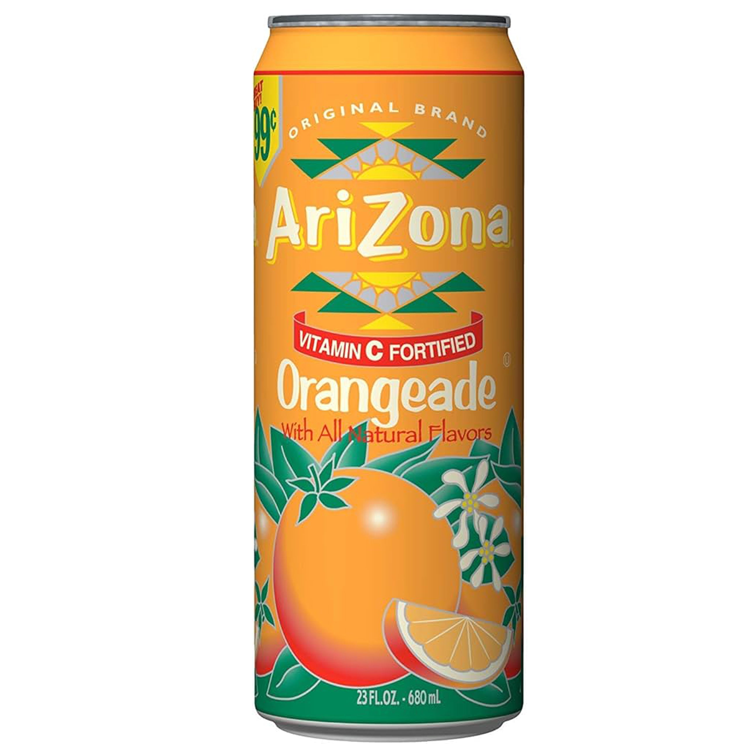 Arizona Orangeade Fruit Juice Cocktail 680 ml USA 24 PC Pack– Soda-uae