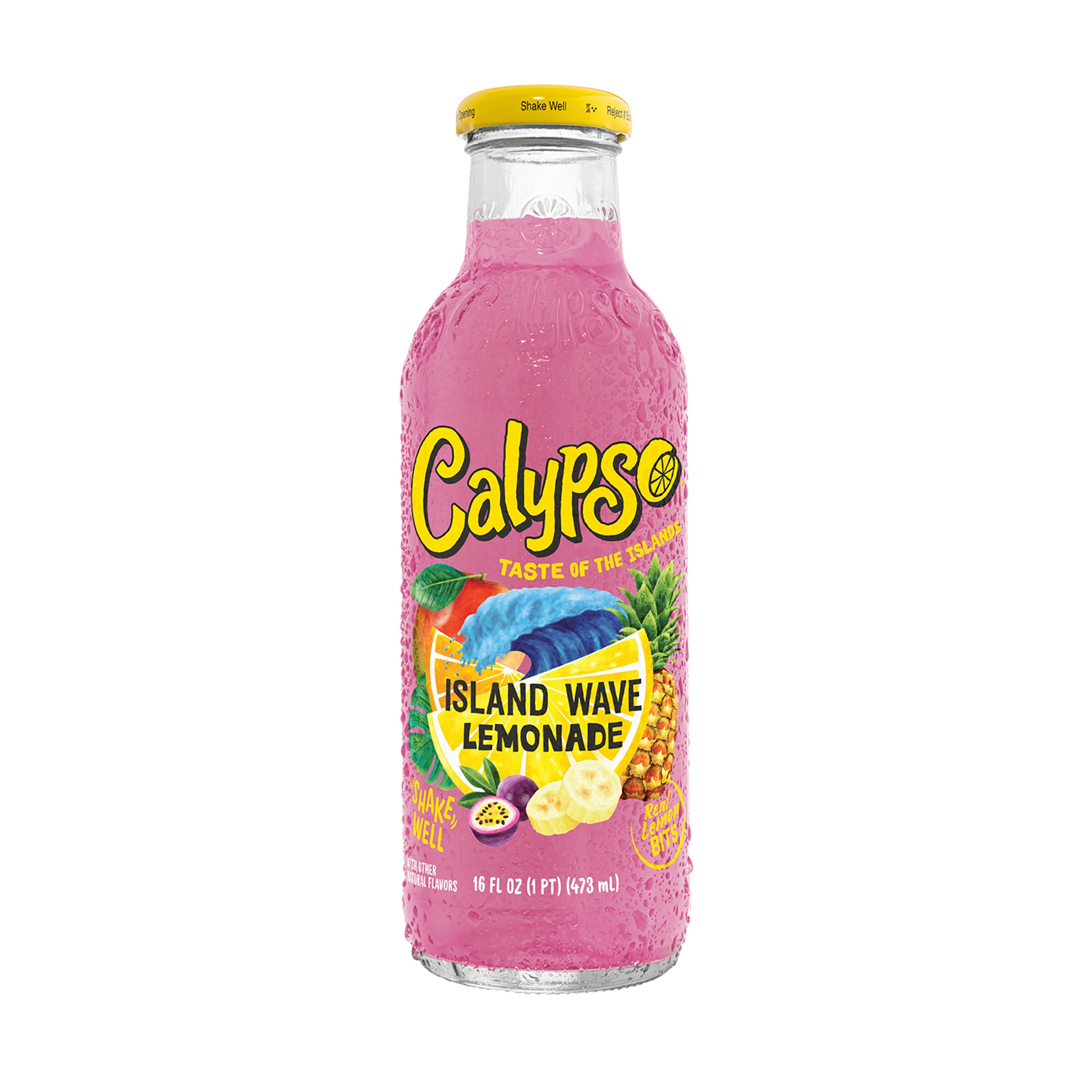 Calypso Island Wave Lemonade 473 ml FRANCE 12 PC Pack– Soda-uae