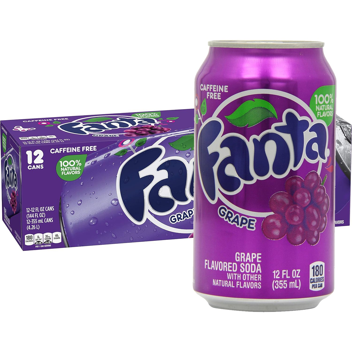 Fanta Grape 12 FL OZ (355 ML)-USA 12 PC Pack– Soda-uae